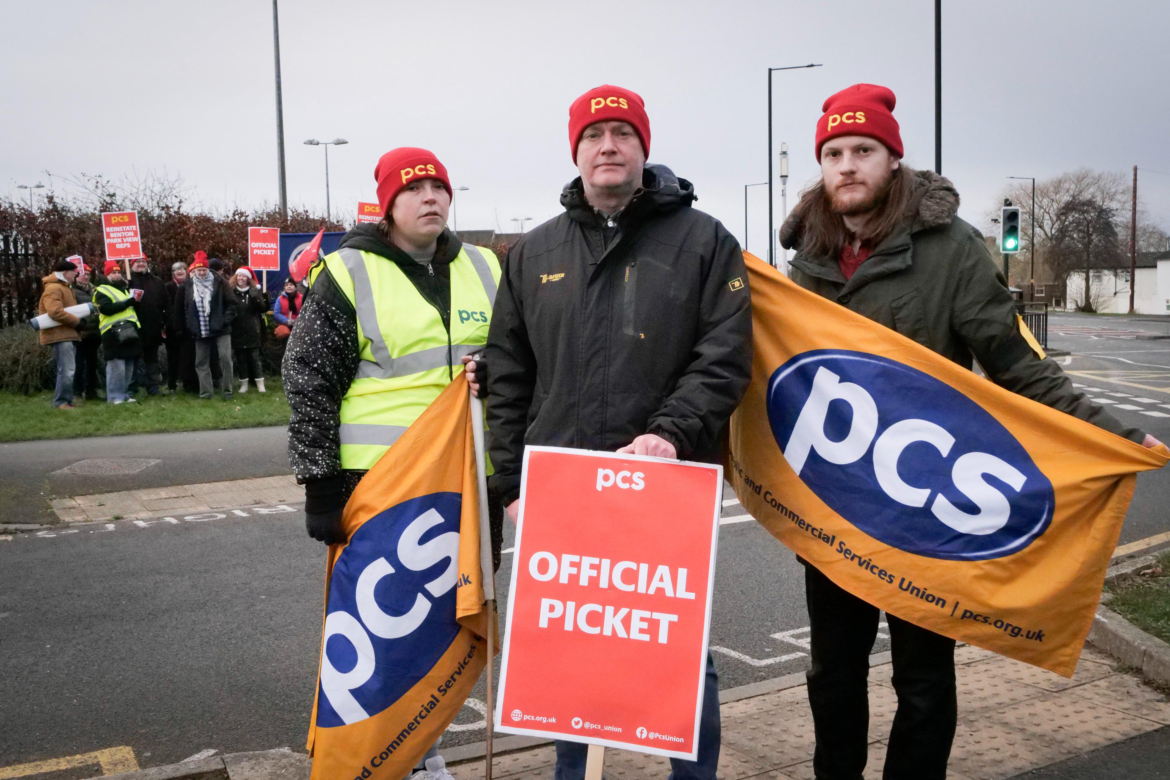 HMRC strikers set eight dates for action against sackings | Business ... HMRC strikers set eight dates for action against sackings | Business ...